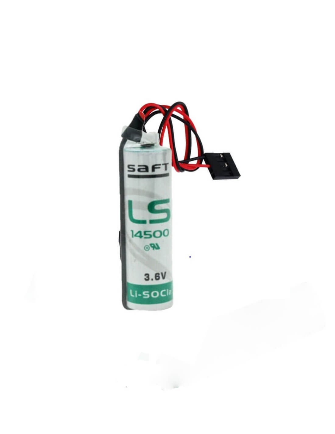 Saft Lithium LS14500-YA Black Plug